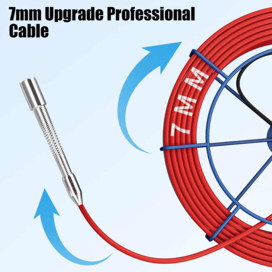 100 Meter Professional Sewer Inspection Camera System with 7mm Pipe ...